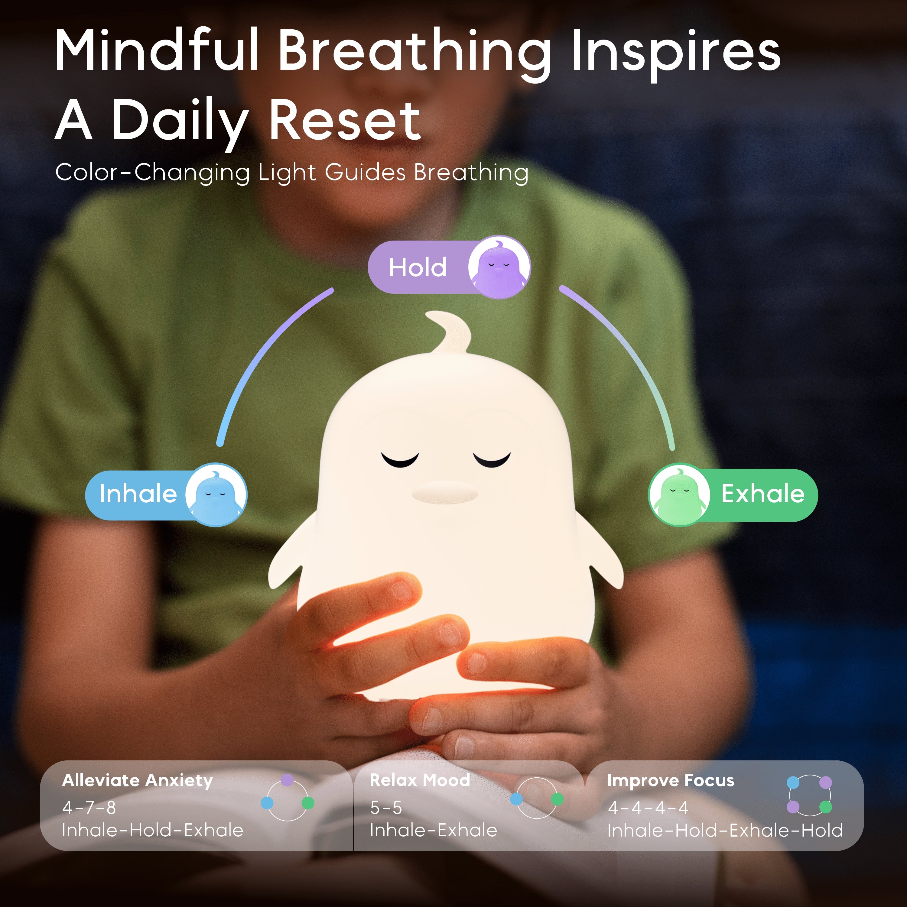 Breathing Pal - Stress Relief Gifts for Mindful Breathing & Relaxation ...